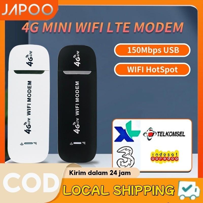 Modem WIFI 4G, JAPOO, Menyokong Semua Pengendali, Kad SIM, Kelajuan ...