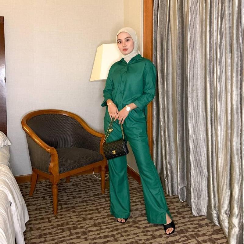 KALIA ONE SET COTTON PLAIN - TikTok Shop Malaysia