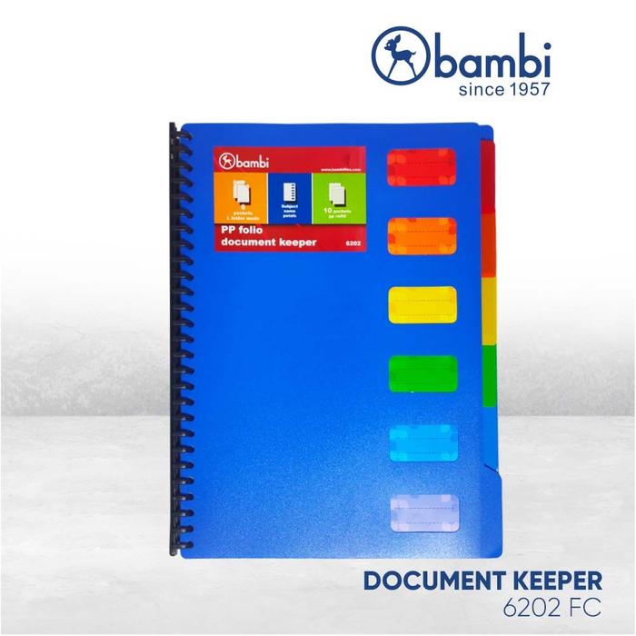 Promo Bambi Document Pocket L Folder Tipe Document Keeper Edisi Gamma ...