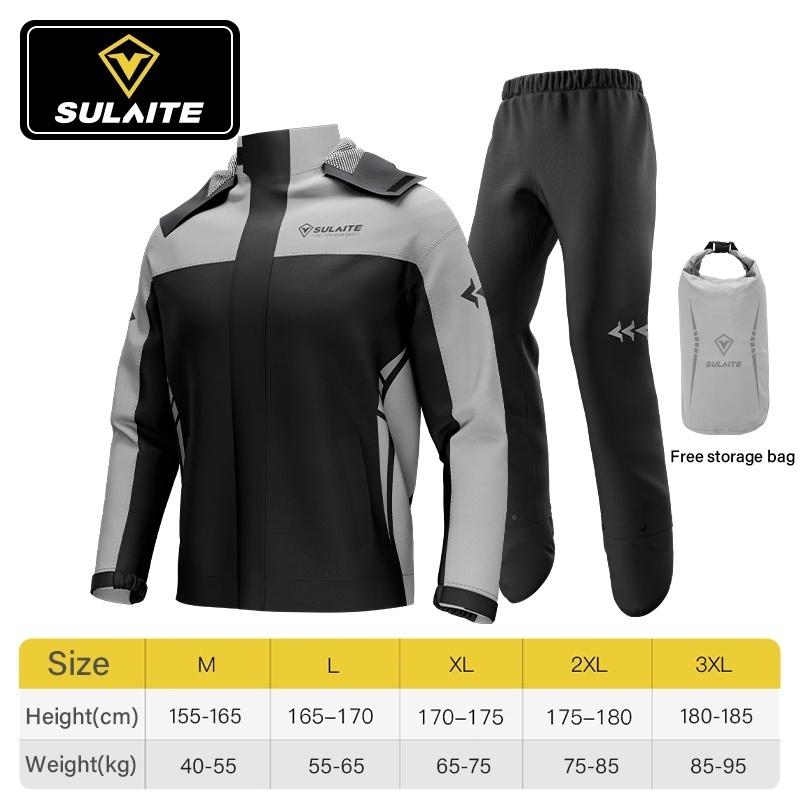 SULAITE Waterproof for Motorcycles and Bicycles with Free Storage ...