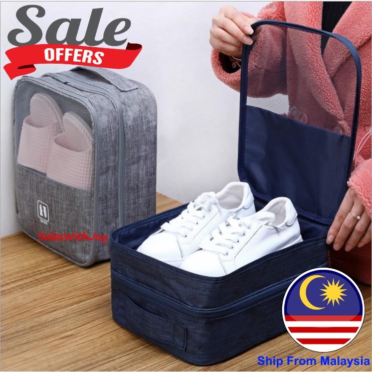 【SalesWithJoy】30x22x15cm Travel Shoe Bag Organizer Shoes Storage ...
