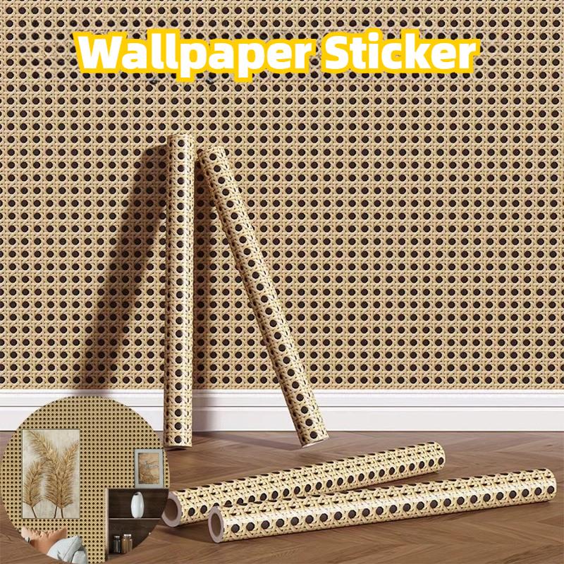 Kertas Dinding PVC, DIY, untuk Bilik Tidur, Perabot Rotan, Almari ...