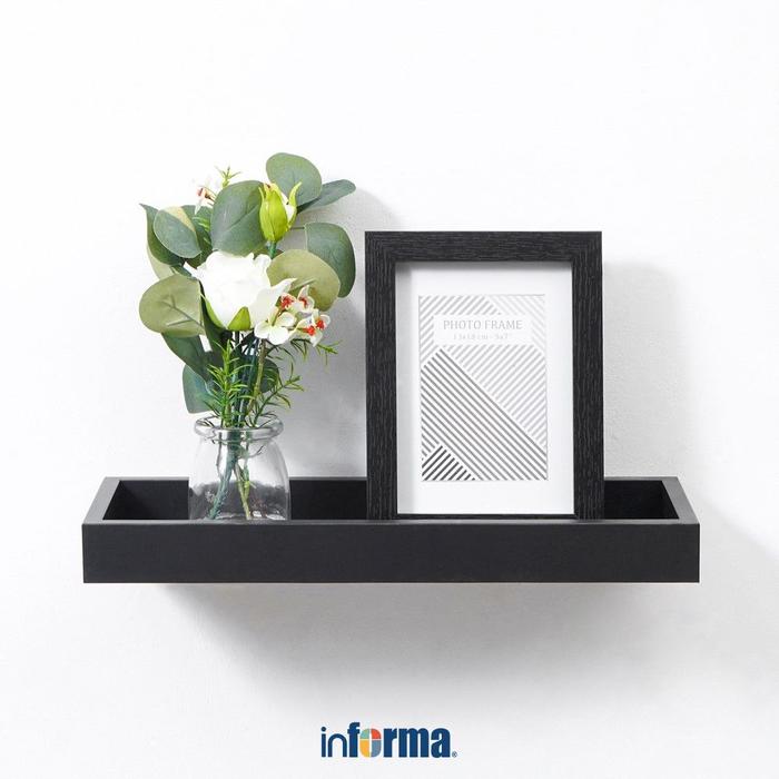 Promo Informa Dothan 40 cm Rak Dinding - Hitam Ambalan Gantung Tempat ...