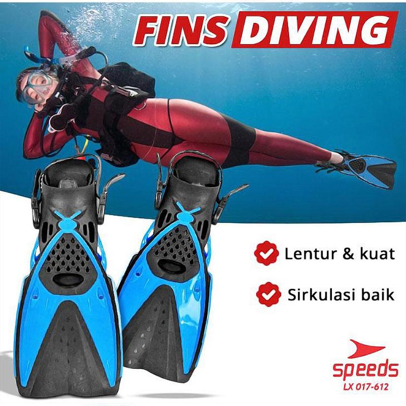 Kaki Katak Sepatu Katak Kodok Fins Fin Renang Selam Diving Snorkeling ...