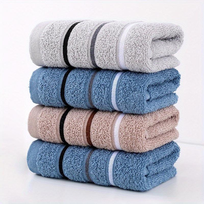 2pcs Premium Soft & Absorbent Cotton Towels - Quick-Dry, Machine ...