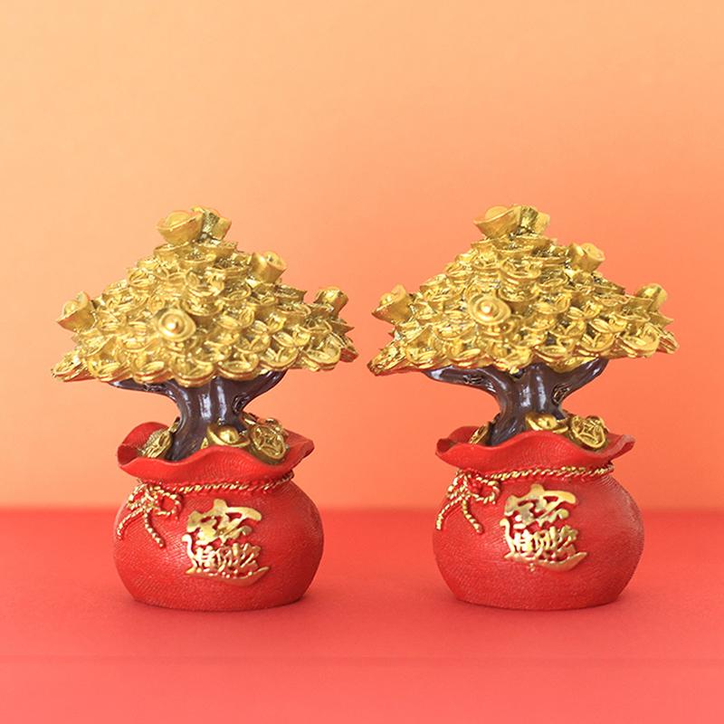 Hiasan Feng Shui Cina, pokok wang untuk kekayaan dan nasib baik ...