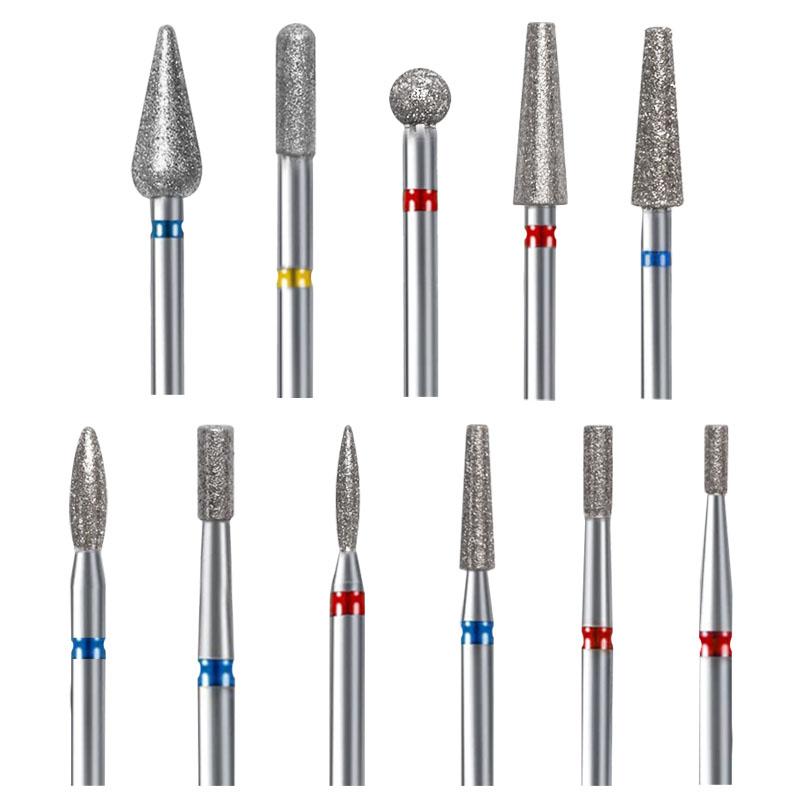 Diamond Nail Drill Bits Cuticle Clean Manicure Pedicure Remover ...