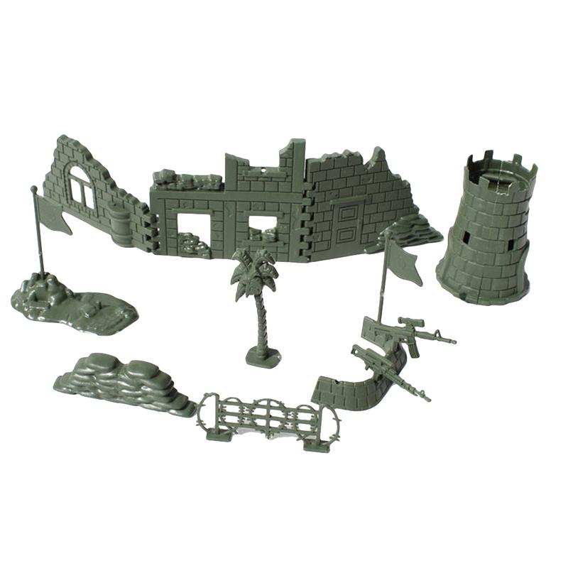 DIY Military Ruins Model Army Men Tanks Toys Man Small Suite - TikTok ...