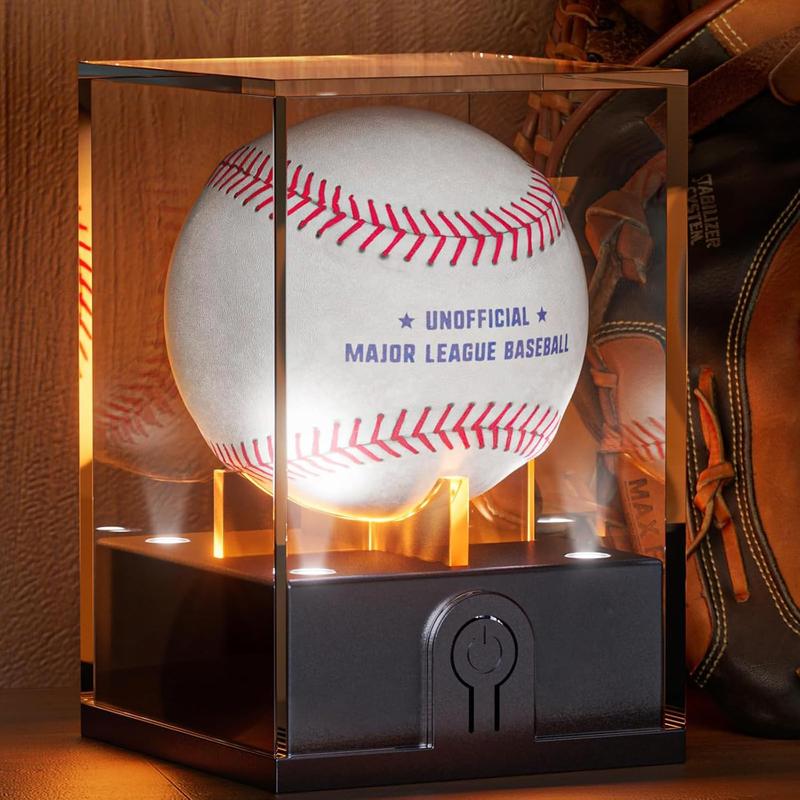 Baseball Display Case with Led Light, Light up Baseball Case - TikTok Shop