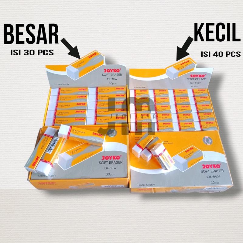 (PROMO)Penghapus Joyko Putih Besar dan Kecil/ Penghapus Sekolah ...