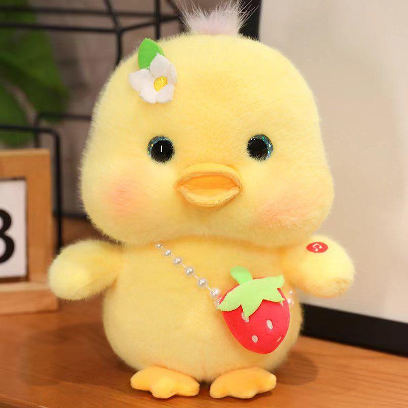 Mainan Mewah, Itik Kuning Kecil Comel dan Itik Putih Kecil, dengan ...