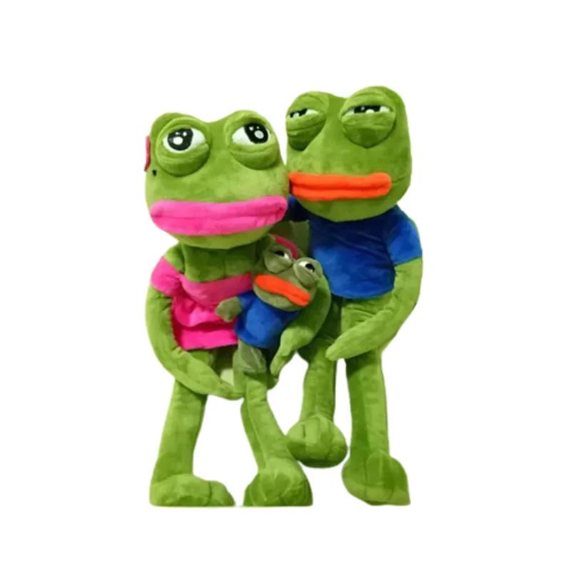 45cm Sad Frog Plush Toy Soft Stuffed Pillow Magic Expression - TikTok Shop