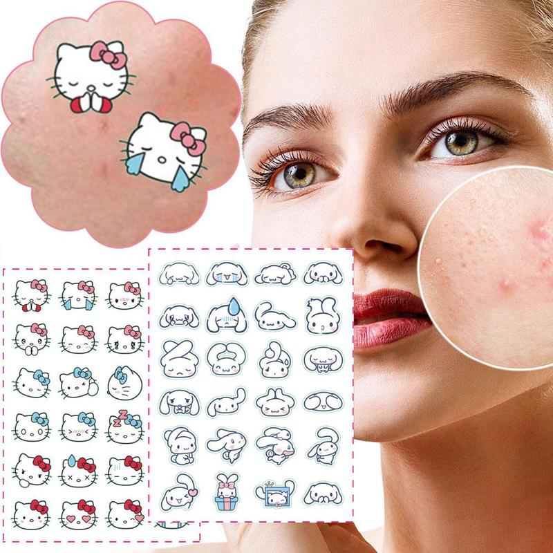 Cute Cartoon Animal Acne Patch Hydrocolloid Pink Acne Pimple - TikTok ...