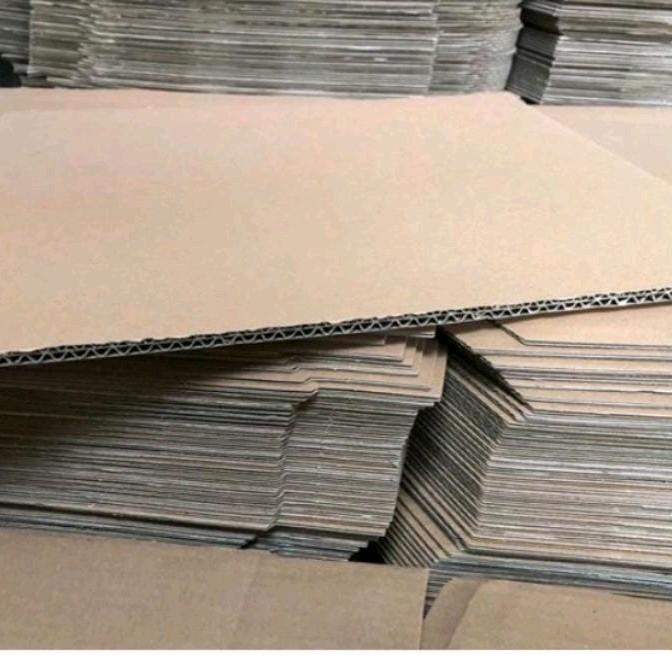 Jual 10pcs Karton double wall kardus lembaran dus kemasan kraft layer ...