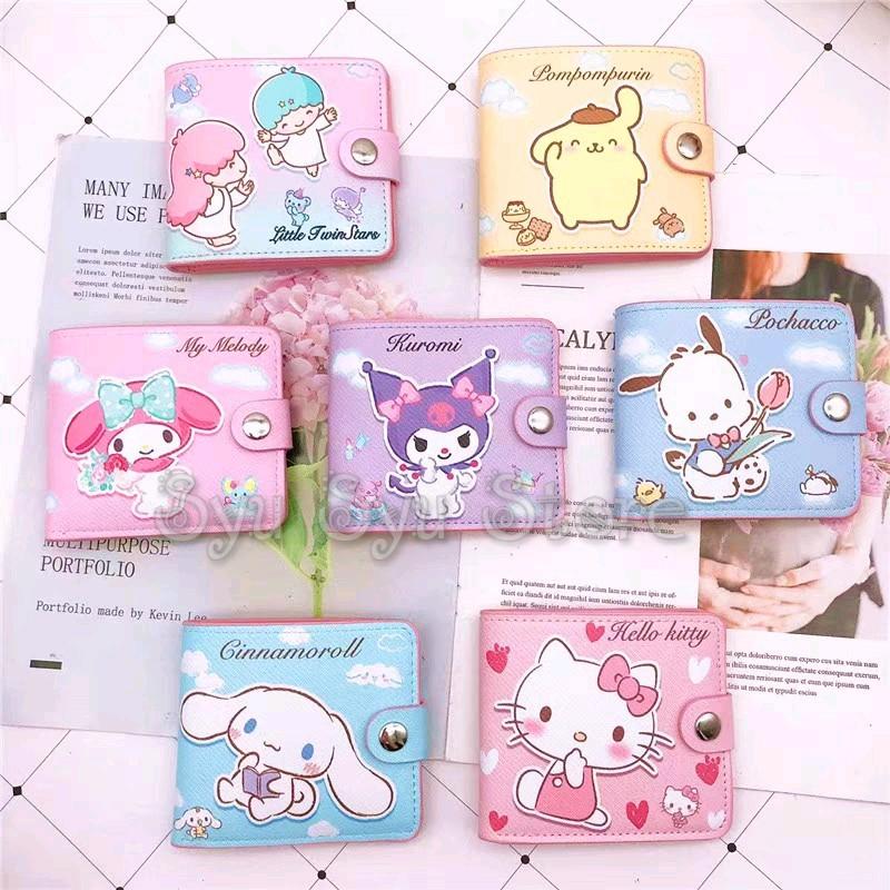 Dompet Klip Anak AWAN Kuromi My Melody Cinnamoroll Pochacco Hello ...