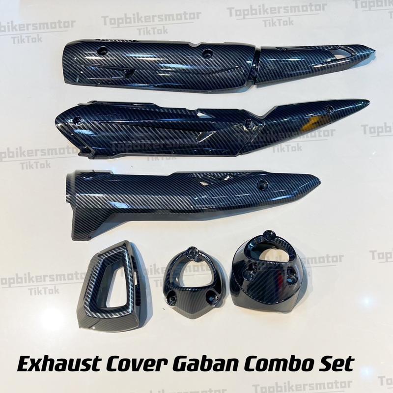 MUFFLER COVER EXHAUST PROTECTOR COVER Y15ZR/Y16ZR /LC135 V4-V8 /RS150 ...