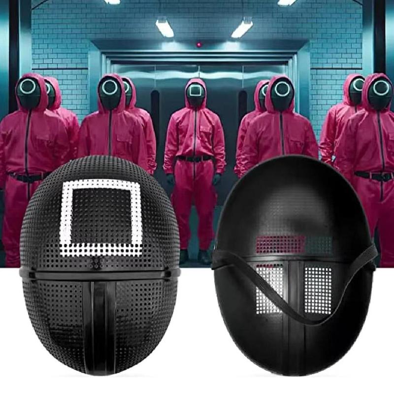 Squid Game Same Mask Theme Mask Triangle Circle Square Performance ...