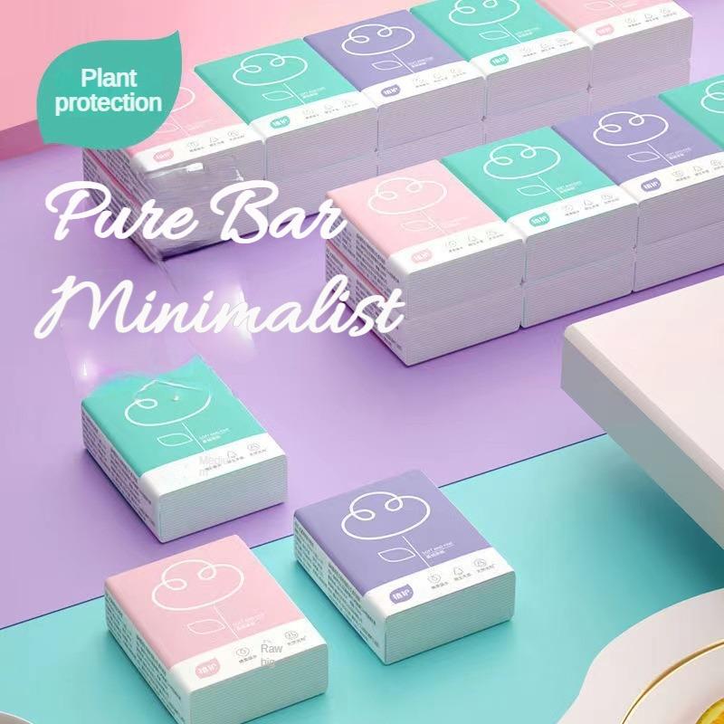 Handkerchief Portable Mini Paper - 12 Pack Tissue Wood Napkin - TikTok ...