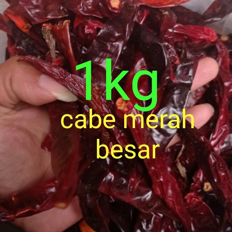 Wonderhot 1kg CABE MERAH BESAR KERING TANPA TANGKAI - Shop | Tokopedia