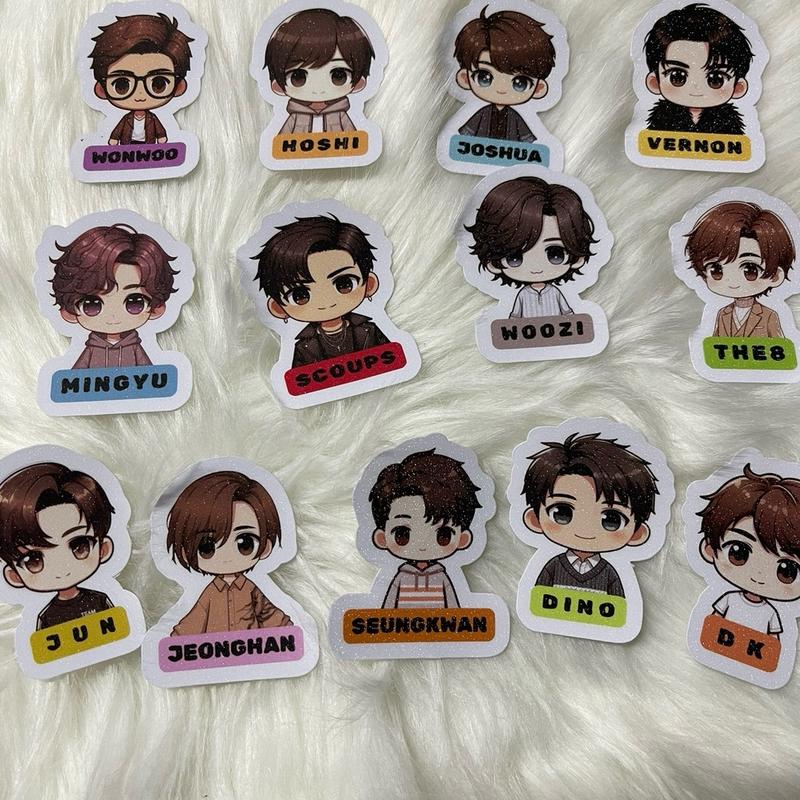Cutie SVT Chibi Die Cut Stickers - TikTok Shop Philippines