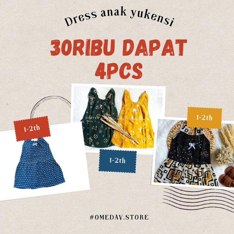 SERBA 30rb/4pcs Dress anak terbaru pakaian anak perempuan murah - Shop ...