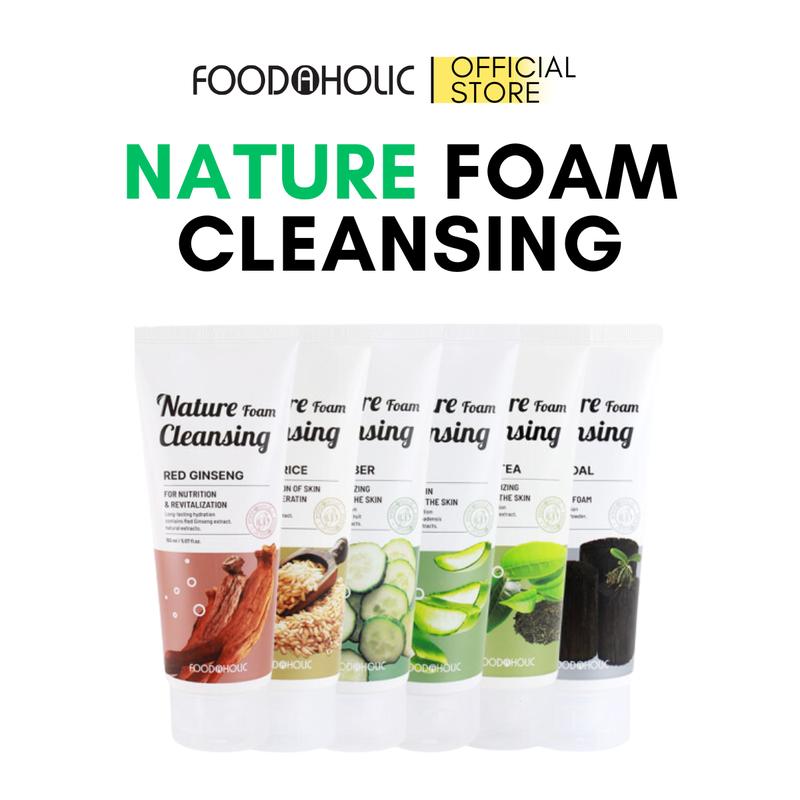 FOODAHOLIC Nature Foam Cleansing 150ml Cleanser - TikTok Shop Malaysia