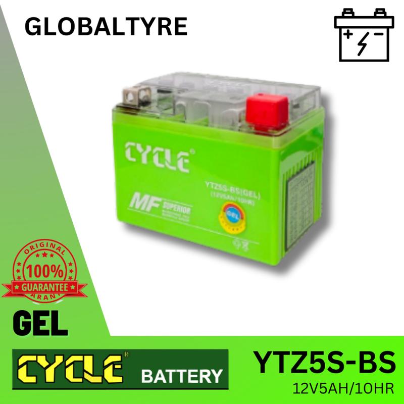 CYCLE YTZ5S-BS GEL BATTERY Y15 Y16 LC135 EGO LC EX5 DREAM WAVE - TikTok ...