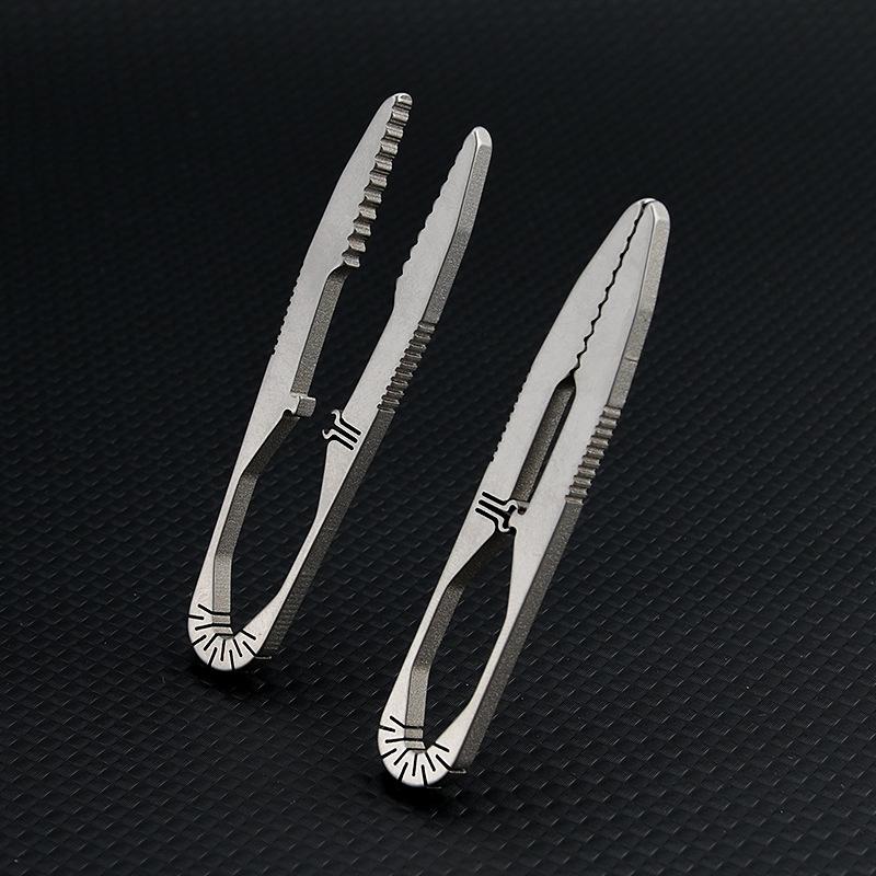 [PAL]Titanium Alloy Tweezers Clip Mini Titanium Tweezers Small - TikTok ...