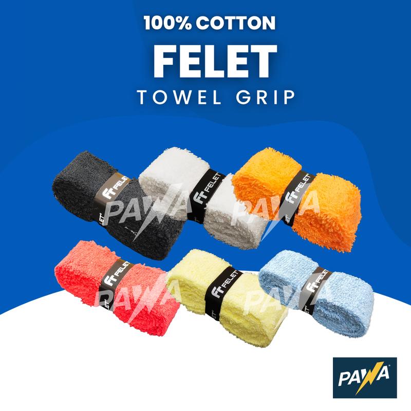 Felet Fleet Badminton Towel Grip (100% Cotton) Good Absorb - TikTok ...