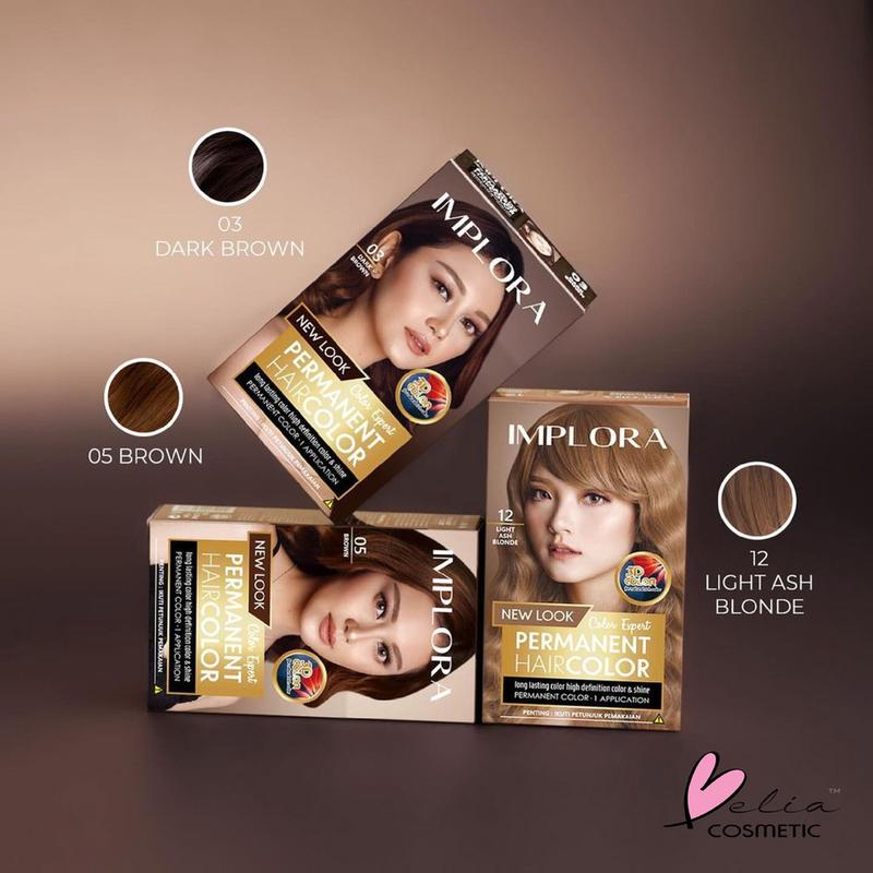 Implora Permanent Hair Colour 16 Warna Semir Rambut - Shop | Tokopedia