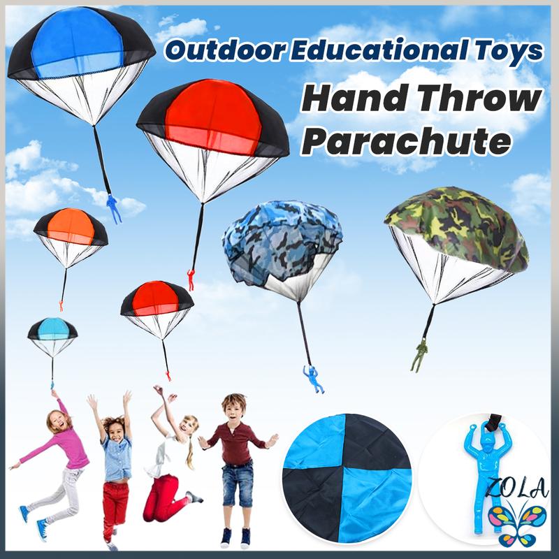 Hand Throwing Parachute Kids Toy Children Fly Parachute Spor - TikTok ...