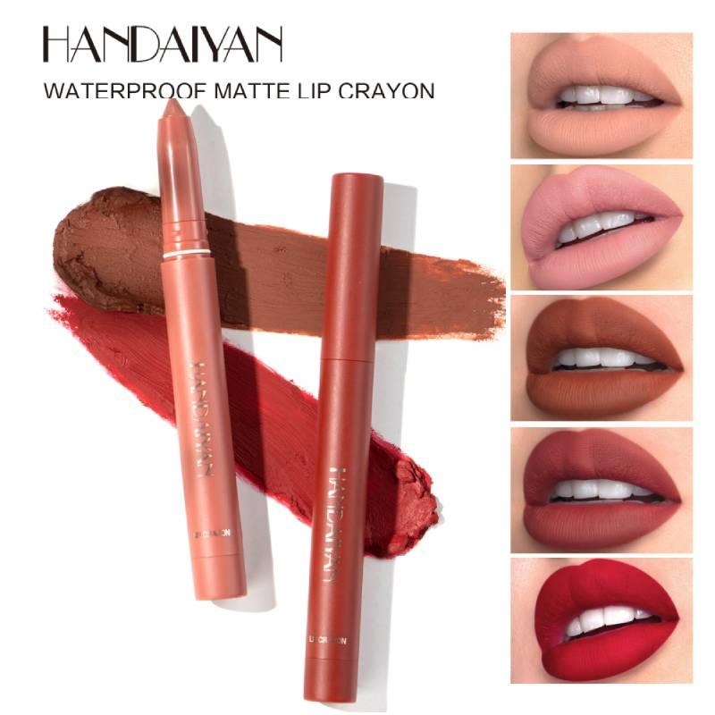 HANDAIYAN Matte Lipliner Pencil Lip Makeup Lipstick Waterproof - TikTok ...