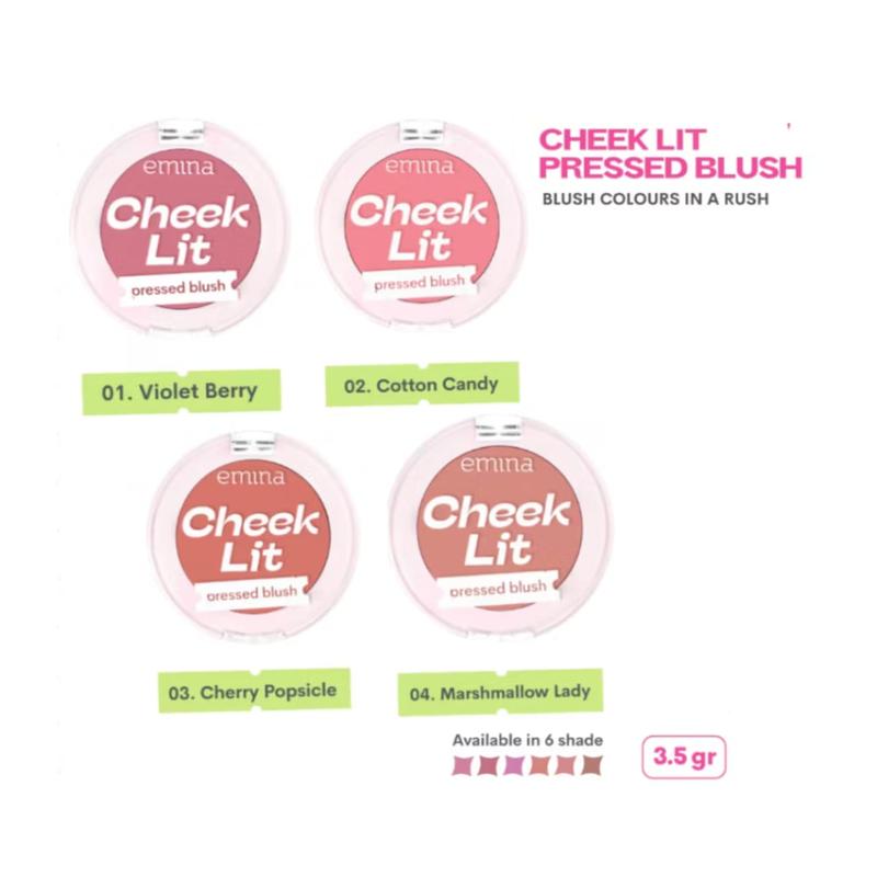 Emina Cheek Lit Pressed Blush On - Shop | Tokopedia