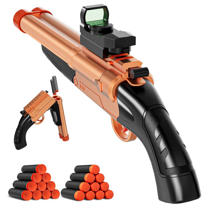 Tactical Foam Dart Blaster with Scope & Dual - Shot Trigger, Realistic ...