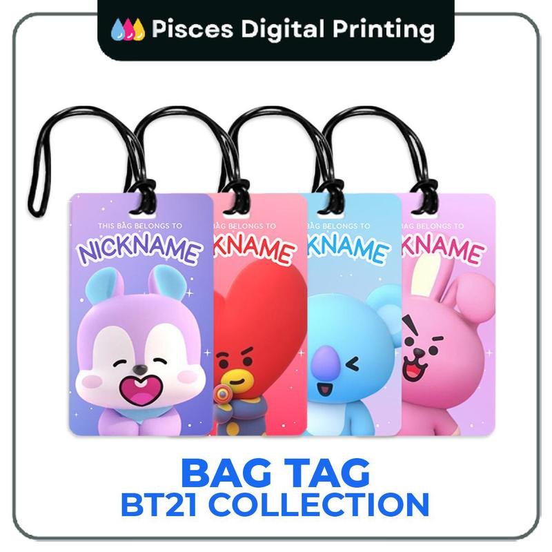 [PDP] Bag Tag ( BT21 Collection ) Personalized, made from PV - TikTok ...