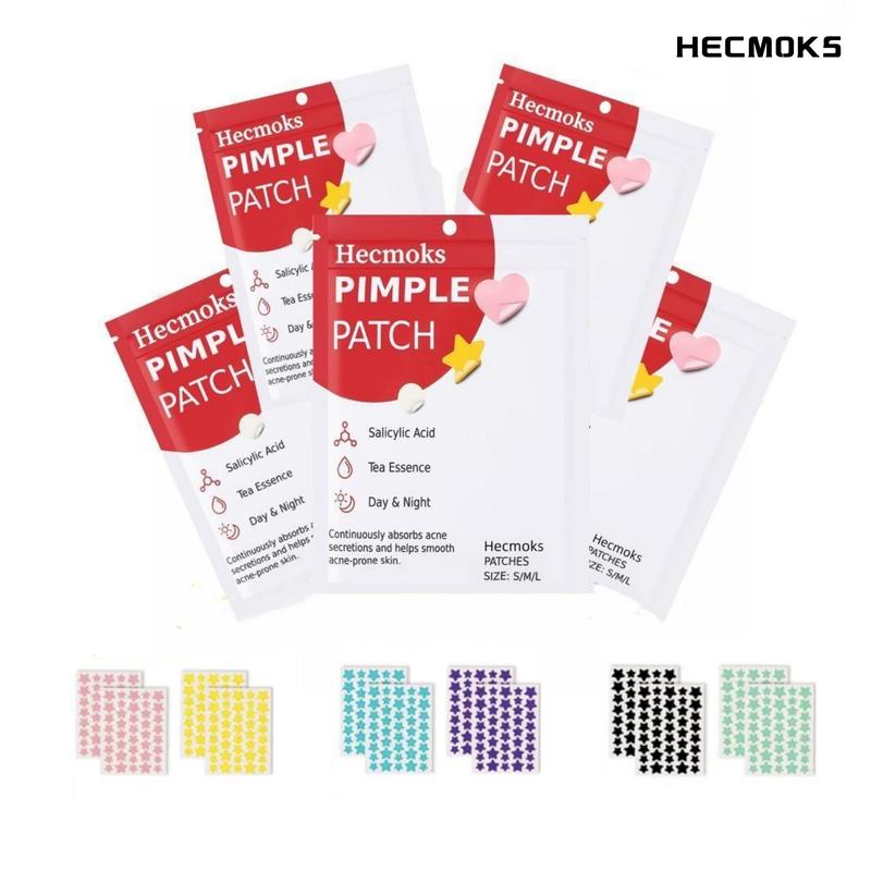HECMOKS Pimple Patches with Salicylic Acid & TeaTree Oil - Night-Long ...