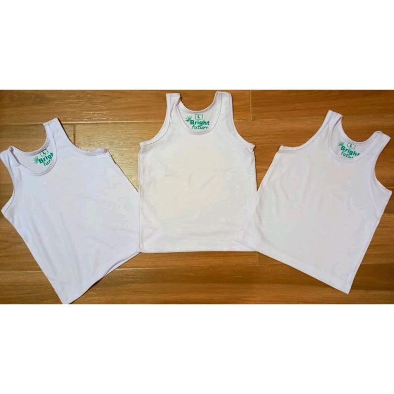 PLAIN WHITE SANDO KID'S FOR BOY COTTON (SMALL, MEDIUM, LARGE - TikTok ...