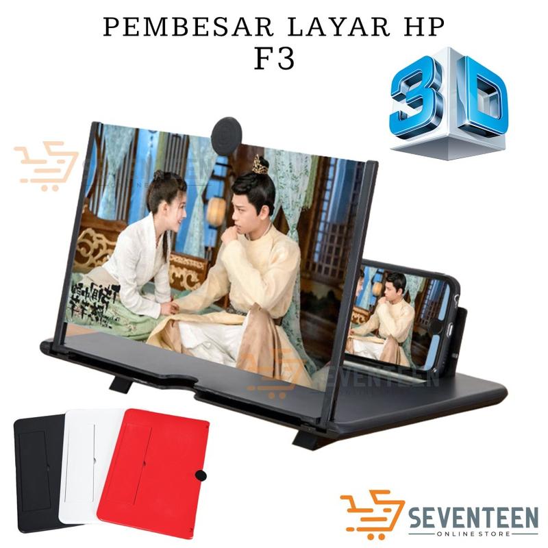 PEMBESAR LAYAR HP 3D F3 LAYAR HANDPHONE 3D HD KACA LAYAR HP NONTON ...