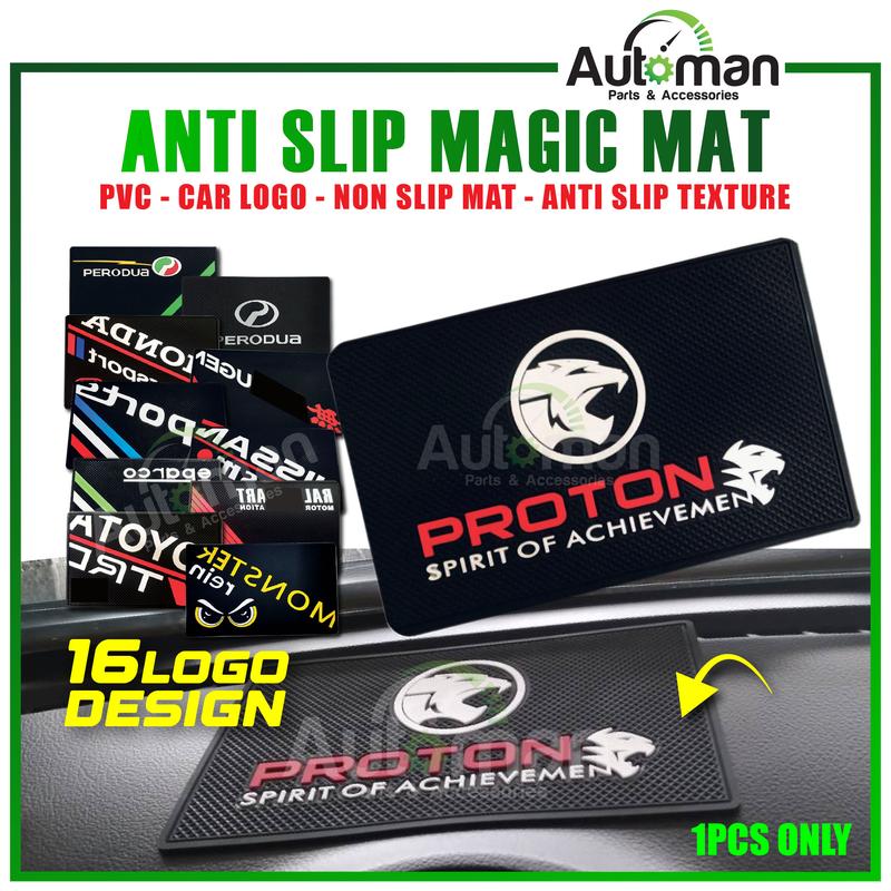 Universal Car Anti Non-Slip Logo Magic Mat Dashboard Cover Protect your ...
