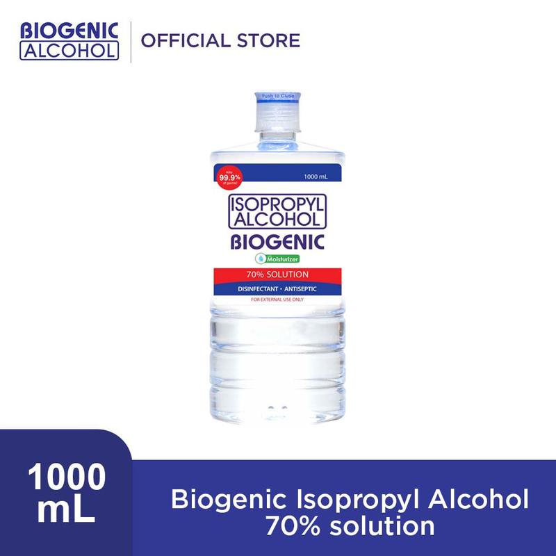 Biogenic Alcohol 70% Solution Isopropyl 1 Liter - TikTok Shop Philippines