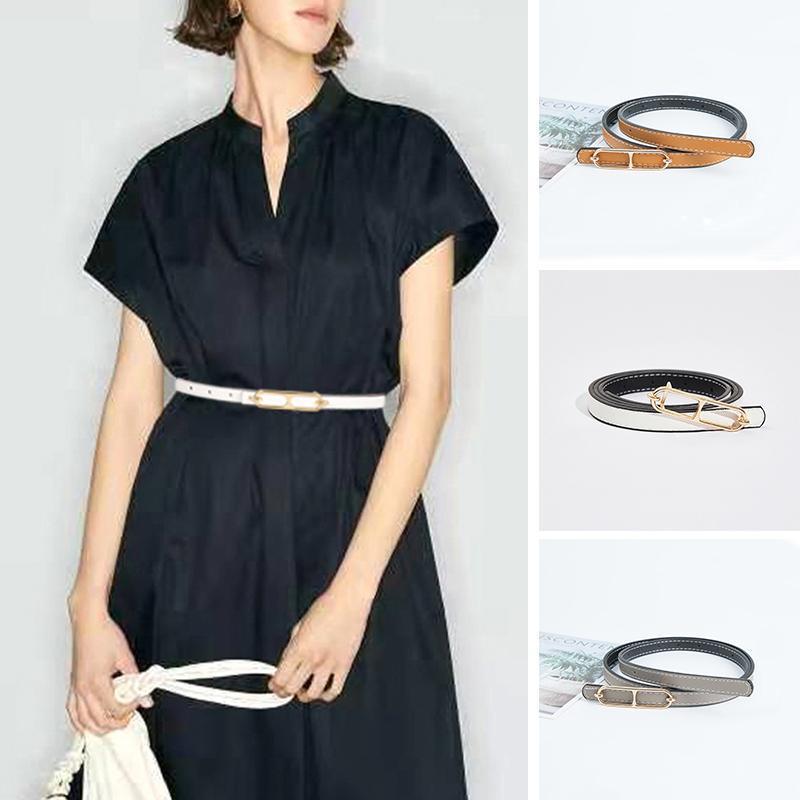 Ladies Fashion Items Trendy Luxury Design Belts Fine Belt Double-sided ...