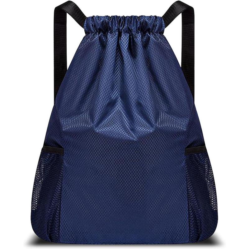 Drawstring Backpack, Oxford Sports Bag Beach Backpack, Gym Backpack ...