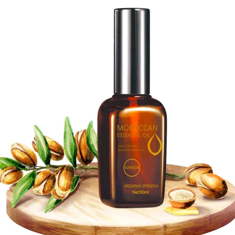 Moroccan Essential Oil Hair Serum Minyak Rambut 50ml - TikTok Shop Malaysia