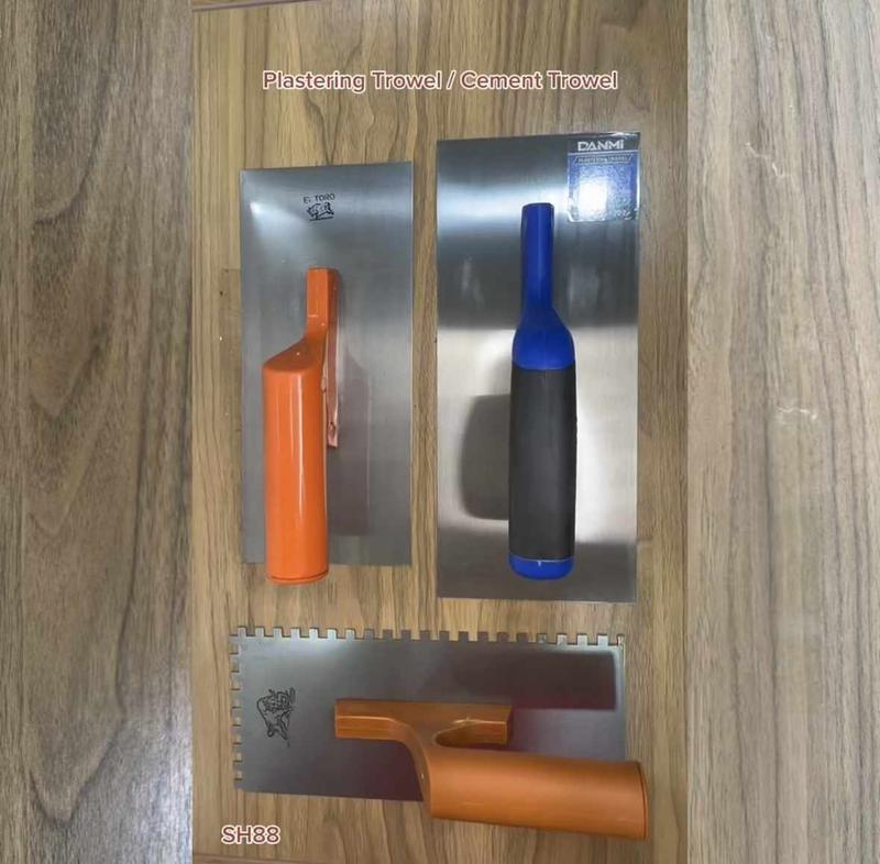 Plastering Trowel Japan Quality Heavy Duty Rubber Handle Rodelang ...