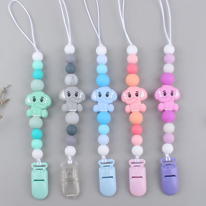 yumia Cute Animal Silicone Pacifier Clip for Babies Girls Boys - TikTok ...