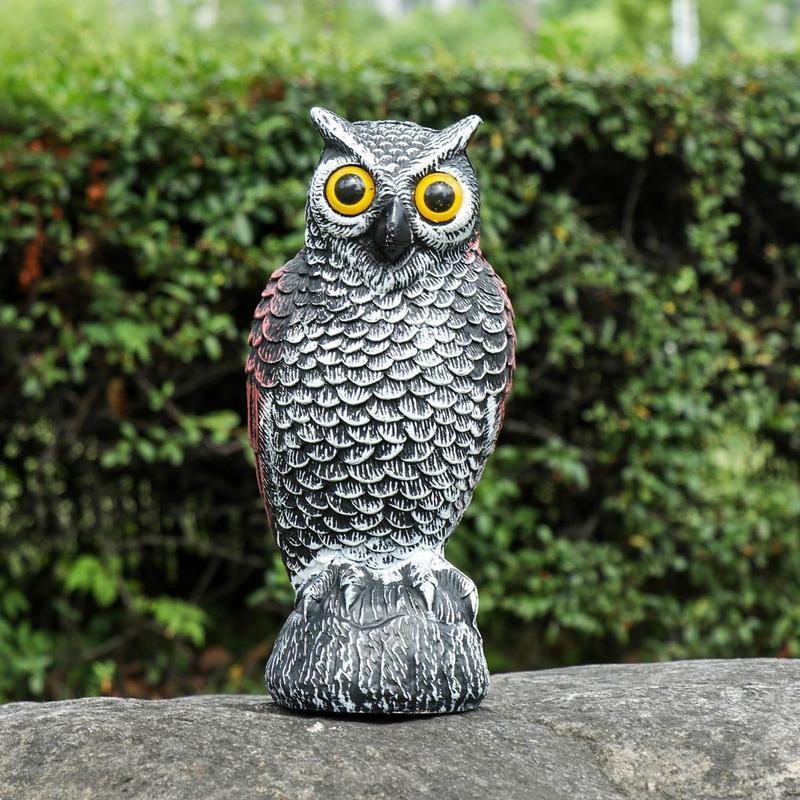 Bird Repellent Owl Bird Scare Bird Deterrent Owl Bird Deterrent Garden ...