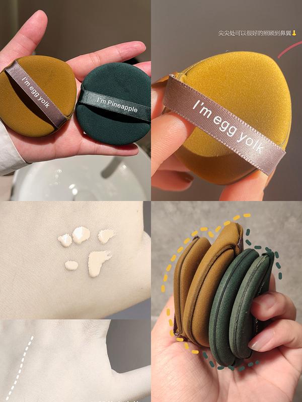 Double-sided Wet And Dry Air Cushion Powder Puff For Makeup - TikTok ...
