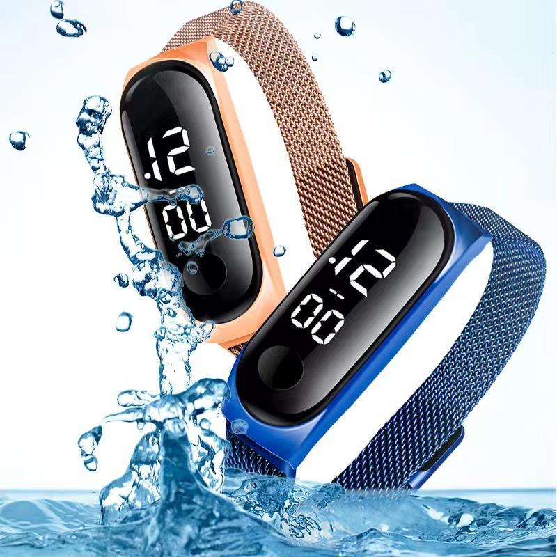 Ladies Digital LED Dial Watch Upscale Ladies Bracelet Magnetic - TikTok ...