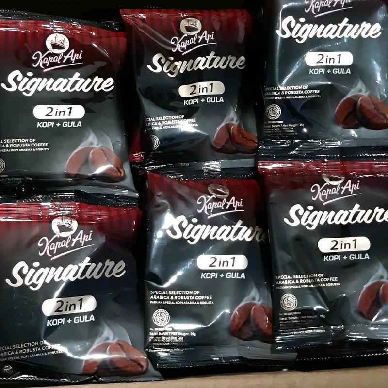 Kopi Kapal Api Signature 2in1 10 Sachet - Paduan Arabika dan - Shop ...