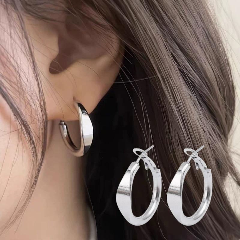 Anting-anting Bulat, Gaya Elegan, Untuk Wanita dan Gadis, Anting-anting ...